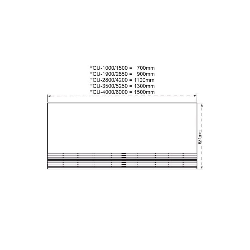 Ultra Thin Fan Coil FCU-4000/6000